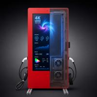 China 19.2kW AC Level 2 EV Charger SAE J1772 Outdoor LCD Advertising Display OCPP 1.6J 80A US Standard for sale