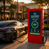 China 180kW 240kW 360kW 480kW DC HPC EV Charger CCS2 Outdoor LCD Advertising Display OCPP 1.6J for sale