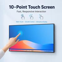 China 43 49 55 65 75 Inch Wall Mounted Light Box Screen 4K Android Advertising Display 2000 Nits for sale