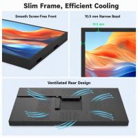 China 43 49 55 65 75 Inch Wall Mounted Light Box Screen 4K Android Advertising Display 2000 Nits for sale