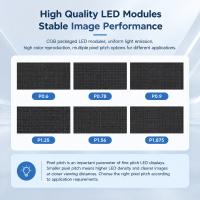China 135 Inch COB Folding Lifting All-in-One LED Display 180 Degree Fold 700mm Lift P1.56 for sale