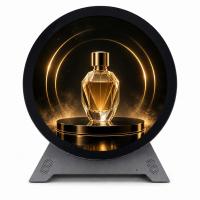 China 23.6 Inch Round 3D Digital Display RK3568 Android 11 HDMI 4G 5G WiFi Terminal for sale