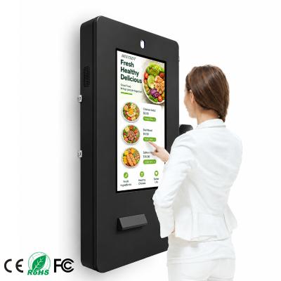 China Android Windows Outdoor Ordering Kiosk Wall Mounted Terminal for Wholesale Restaurant Projects for sale