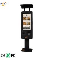 China 32 Inch Outdoor Drive Through Ordering Kiosk IP65 2500nits Floor Standing for Fast Food Chains for sale