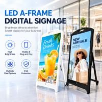 China Smart Control LED Poster Display App U Disk Cloud WiFi Speaker Outdoor IP65 Digital Sign for sale