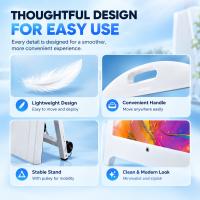 China Portable Battery Powered LED Poster Display 10 Hour Runtime 4500nits IP65 Outdoor Sign for sale