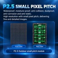 China Outdoor LED Poster Display 3X3 P2.5 4500nits IP65 Battery Powered Digital A-Board Sign for sale