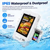 China Drive-Thru Self-Service Ordering Payment Kiosk Built-In Printer QR Code Scanner for sale