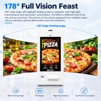 China Outdoor Self-Service Ordering Kiosk 10-Point Capacitive Touch Screen Anti-Explosion Glass for sale