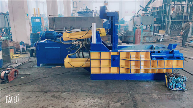 125 Ton Small Scrap Metal Baler Machine For Copper Steel Aluminum UBC Cans 3