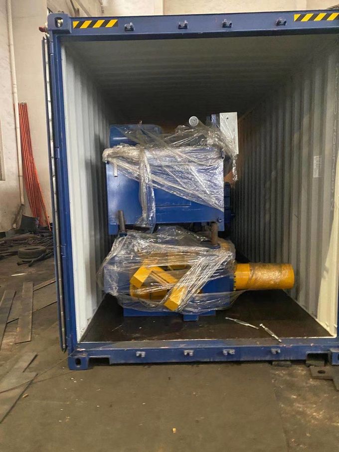 125 Ton Small Scrap Metal Baler Machine For Copper Steel Aluminum UBC Cans 0