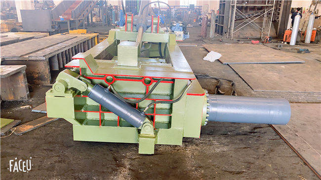 125 Ton Small Scrap Metal Baler Machine For Copper Steel Aluminum UBC Cans 2
