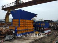 China Hydraulic Scrap Metal Container Shear 800 Tons Cutting Force PLC Control for sale