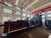 China 700 Ton Hydraulic Scrap Steel Shearing Machine 7500mm Feeding Box 1600mm Blade for sale