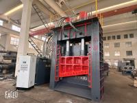 China 700 Ton Gantry Scrap Shear 7500mm Feeding Box Hydraulic Pusher for Metal Recycling for sale