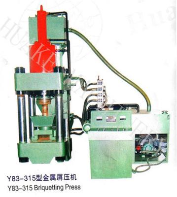 China SGS Hydraulic Briquette Press Machine 2000-4900 kN Force for Iron Copper Aluminum Recycling for sale