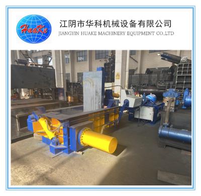 China 125 Ton Scrap Metal Baler Machine Y81F-125 for Copper Steel Aluminum UBC Cans with 1200x700x600mm Press Box for sale
