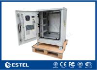 China Galvanized Steel Single Wall Outdoor Telecom Cabinet Anti Theft Three Point Locking System for sale