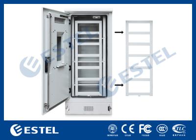 China Double Wall Three Shelves Telecom Outdoor Cabinet Sunproof ISO9001 CE Certification for sale