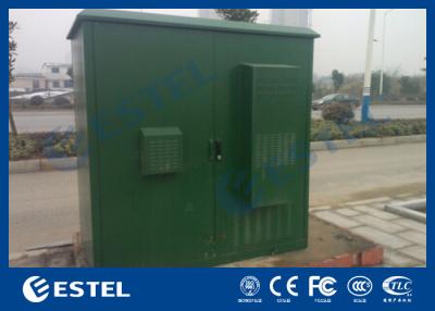China Custom Base Station Cabinet , Outdoor Battery Cabinet Anti Corrosion Powder Coating for sale