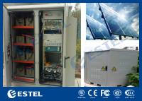 China Generator Compartment Base Station Cabinet With Solar Controller / Solar Cell Panel for sale