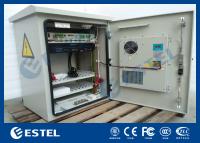 China Custom Pole Mount / Wall Mount Metal Enclosure Galvanized Steel BTS Outdoor Cabinet for sale