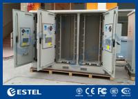 China Three Compartments Outdoor Street Cabinets Telecoms For Base Station / 4G System for sale