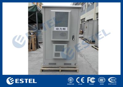 China Dustproof Integrated Outdoor Power Cabinet , Outdoor 19 Rack Enclosure for sale