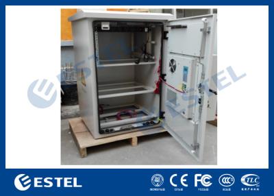 China Pole Mounted Outdoor Power Cabinet , Telecom Equipment Cabinet With DC Air Conditioner for sale