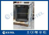 China Battery Compartment Outdoor Wall Mount Cabinet With Auxiliary Direct Ventilation Fans for sale