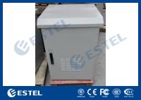 China LED Lamp Pole Mounted Outdoor Battery Cabinet , Outdoor Communication Cabinets With Door Sensor for sale