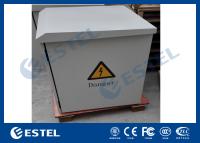 China Cooling Fans Pole Mount Enclosure Telecom Outdoor Cabinet Assembled / Welded Stucture for sale