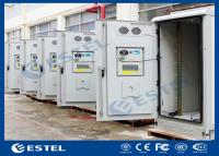 China Air Conditioner Cooling Outdoor BTS Outdoor Cabinet With Environment Monitoring System for sale