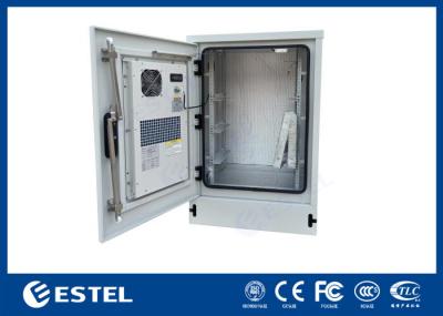 China One Front Door Outdoor Telecom Cabinet 16U 19Inch 20mm PEF Insulation 650*650*1000mm for sale