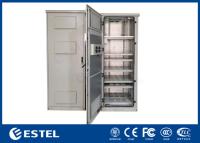China Double Wall 32U Outdoor 19 Inch Rack Cabinet Outdoor Telecom Enclosure With One Front Door for sale