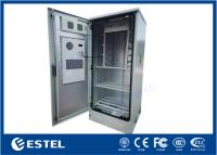 China Floor Mounted Outdoor Equipment Cabinet Single Wall 20U Waterproof 19 Inch Rack for sale
