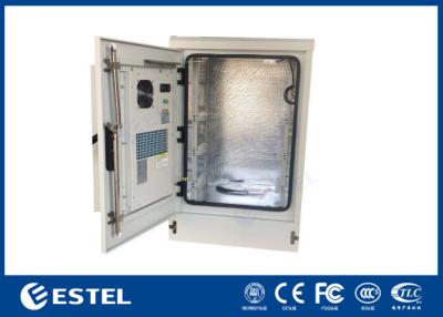 China 16U Waterproof Outdoor Telecom Cabinet 19 Inch Electronic Equipment Enclosures for sale