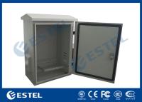 China IP55 Pole Mounted Enclosure 19 Inch Rack Small Outdoor Battery Cabinet for sale