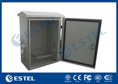 China IP55 Pole Mounted Enclosure 19 Inch Rack Small Outdoor Battery Cabinet for sale