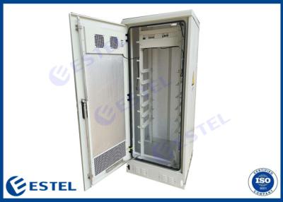 China Single Wall Anti Theft Outdoor Telecom Equipment Cabinets With AC Conditioner for sale