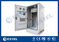 China Anti Corrosion 19 Inch Outdoor Communications Cabinet AC Cooling With Monitoring / PDU for sale