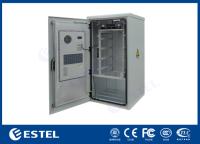 China 19U Galvanized Steel Enclosure Pole Mounted Enclosure With Battery Rack OEM for sale