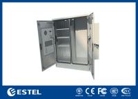 China Outdoor Daul-cabinet 48U Telecom Cabinet with Power Distribution and Backup System for sale