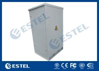 China 30U Customized Telecommunication Rack Outdoor Cabinet Single Bay Galvanized Steel Material for sale