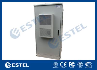 China Stainless Steel Outdoor Telecom Equipment Cabinets Weatherproof IP56 Dual Door for sale