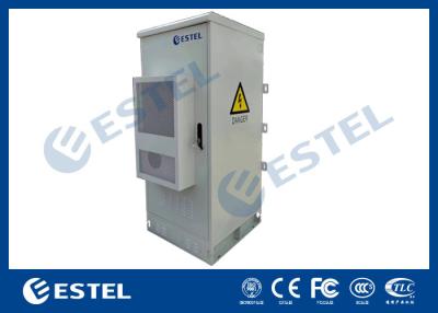 China IP55 32U Height Floor Mounted Telecom Enclosures With Air Conditioner for sale