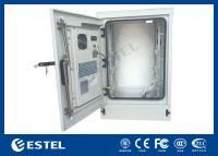 China 16U Outdoor Electrical Enclosure Single Wall Galvanized Steel One Front Door for sale