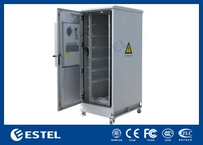 China 38U Height Outdoor Data Cabinet Floor Mounted 19 Inch Telecom Cabinet for sale