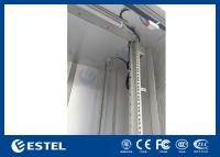China Compact 20U IP55 Outdoor Cabinet with Optional 500w Air Conditioner for Network Equipment for sale