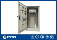 China Integrated Outdoor Battery Cabinets 19 Inch Rack Telecom Cabinet With Power Distribution for sale